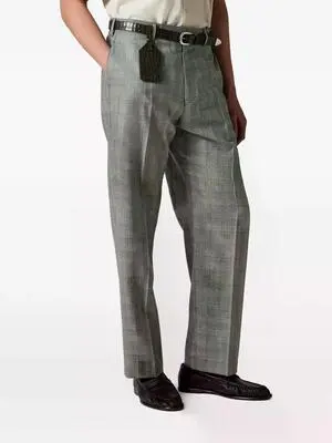 Paul Smith Check-pattern Relaxed-fit Tailored Trousers