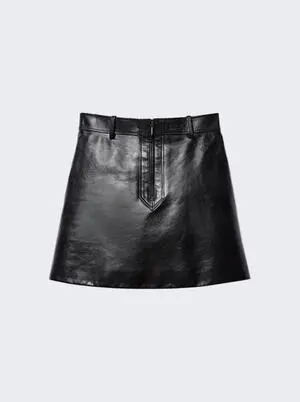 Gucci Mini Leather Skirt