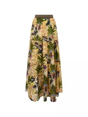 Anjuna Tropical-print Maxi Skirt