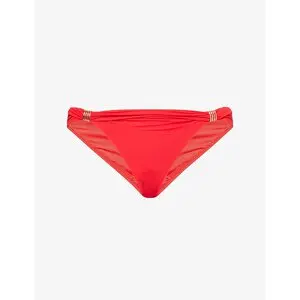 Melissa Odabash Melissa Odabash Grenada Hipster Bikini Bottoms Red