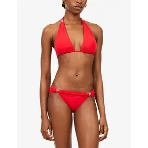 Melissa Odabash Grenada Hipster Bikini Bottom - Red