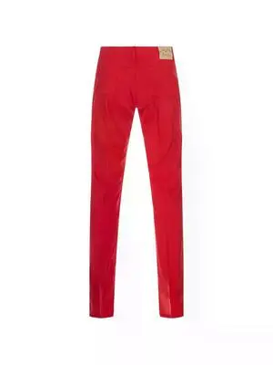 B SETTECENTO Logo-patch Slim-fit Trousers