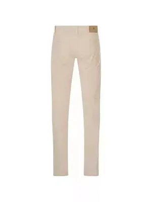 PT TORINO Chino Pants With Logo Patch - Neutrals