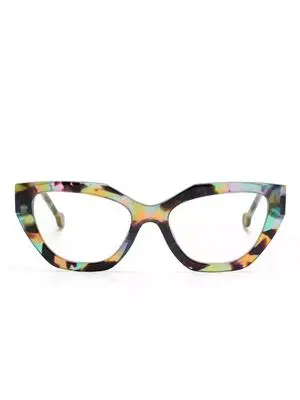 L.A. EYEWORKS Gibson Eyeglasses - Brown