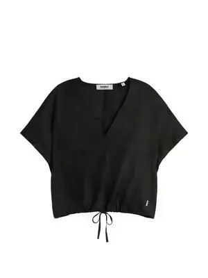 ECOALF Dora V-neck Drawstring-hem Shirt