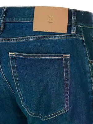 PT TORINO Logo-patch Slim-fit Jeans - Blue