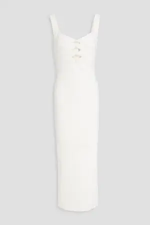 Herve Leger Alessia Cutout Bandage Gown - Ivory