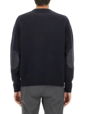 Theory Wool Jersey Pullover - Blue