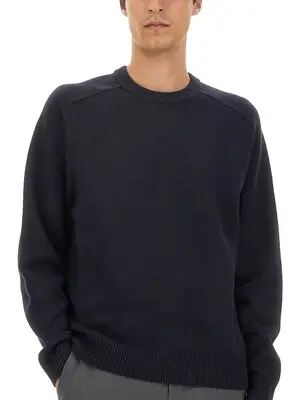 Theory Wool Jersey Pullover - Blue