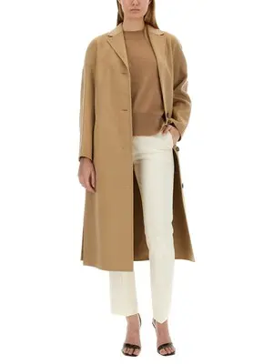 Theory Belted Coat - Beige