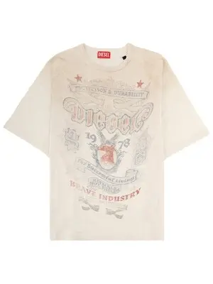 DIESEL® T-shirt "alecy - Beige