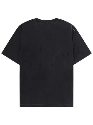 Satisfy T-shirt Con Stampa - Black