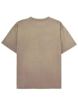 Satisfy T-shirt Con Logo - Beige