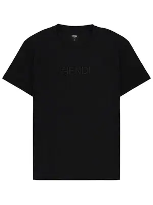 Fendi T-shirt Con Logo 3d