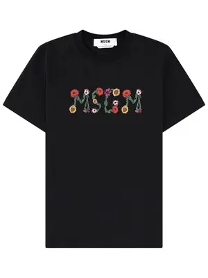 MSGM Logo T-shirt - Black