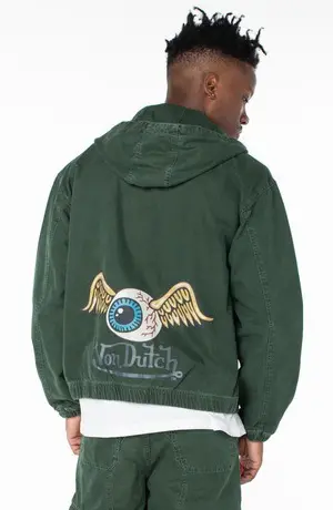 VON DUTCH Zip Up Hoodie Jacket