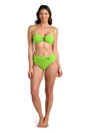 La Blanca Island Goddess Bikini Bottom - Apple