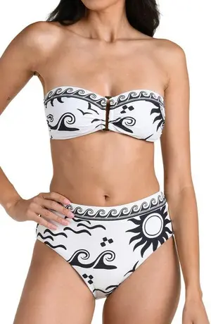 La Blanca Waves Of Rio Bandeau Bikini Top
