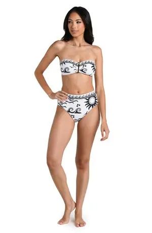 La Blanca Waves Of Rio Bandeau Bikini Top - Ivory