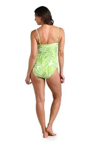 La Blanca Serene Palm Tankini Top