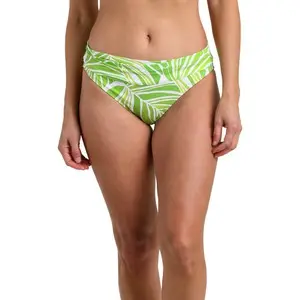 La Blanca Serene Palm Bikini Bottom - Apple