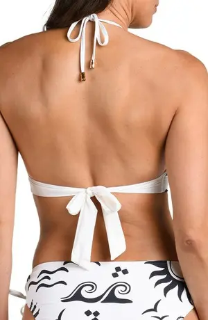 La Blanca Waves Of Rio Banded Halter Bikini Top