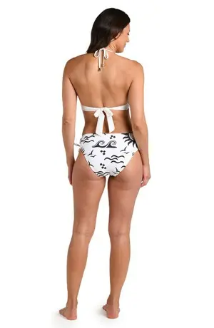 La Blanca Waves Of Rio Banded Halter Bikini Top