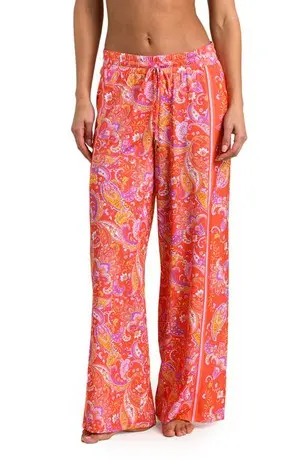 SUNSHINE 79 Paisley Print Wide Leg Pants