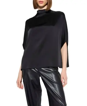 Lapointe Satin Cape Tee