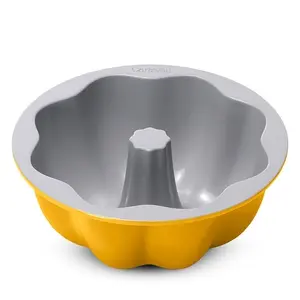 CARAWAY Ceramic Nonstick Fluted Cake Pan - Marigold