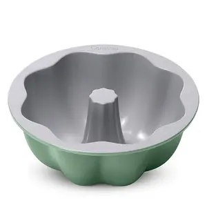 CARAWAY Ceramic Nonstick Fluted Cake Pan - Sage