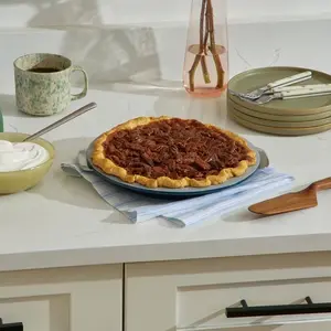 CARAWAY Ceramic Nonstick Pie Pan Plus - Gray
