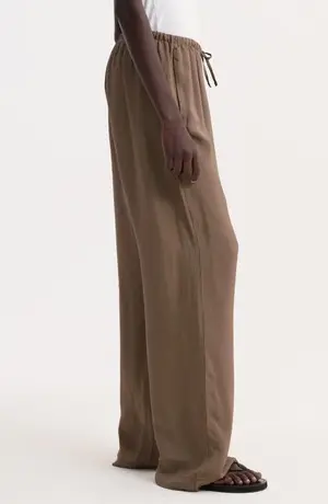RÓHE Mini Check Relaxed Drawstring Pants