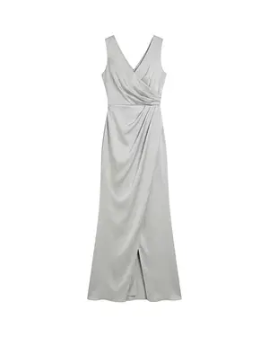 Coast Ruched Satin Dress