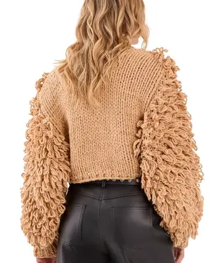 Nasty Gal High Neck Cropped Sweater