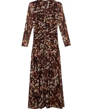 Karen Millen Sculpted Ruched Maxi Dress