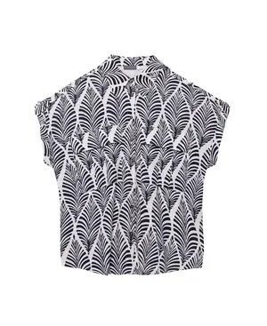Mint Velvet Leaf Print Resort Shirt
