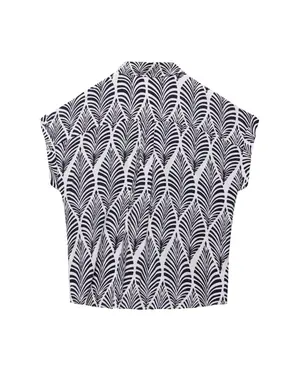 Mint Velvet Leaf Print Resort Shirt