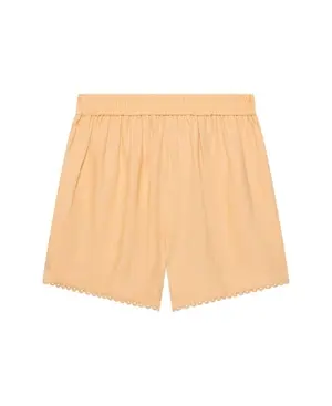 Mint Velvet Linen Scallop Hem Shorts