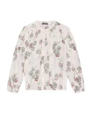 Mint Velvet Floral Smocked Blouse