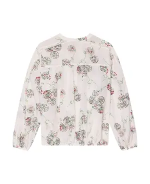 Mint Velvet Floral Smocked Blouse