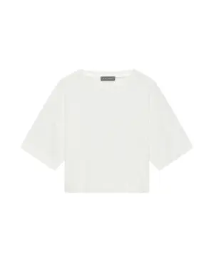 Mint Velvet Linen Blend Boxy T-shirt