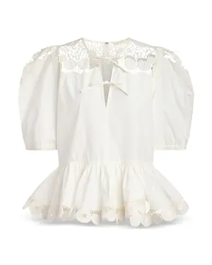 MARIE OLIVER Lucile Top - Ivory