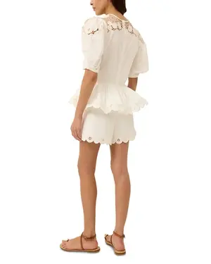 MARIE OLIVER Betty Shorts - Ivory