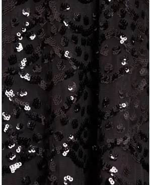 NEEDLE & THREAD Deco Dot Ankle Gown - Graphite