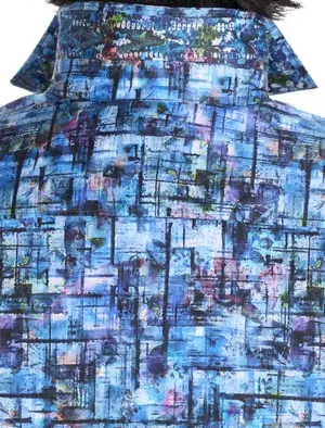 ROBERT GRAHAM BY DXL Big & Tall Abstract Print Sport Shirt