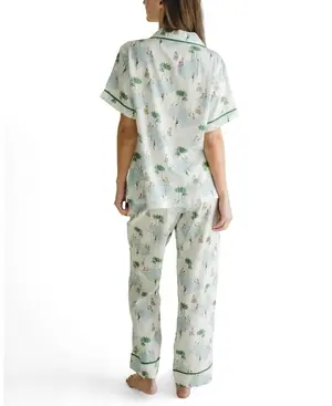 KATIE KIME Palm Courts Pajama Pants Set
