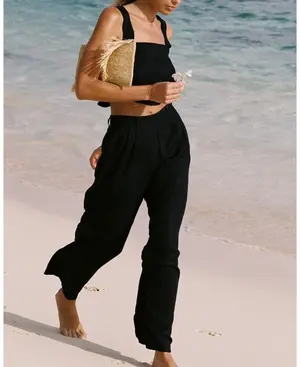 VITAMIN A The Getaway Pant - Black
