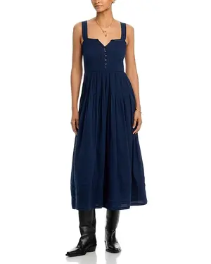 The Great. The Day Break Dress - Navy
