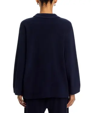 The Great. The Micro Terry Lace Up Tunic